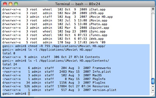 Permissions Problem on Mac OS X | techTalks